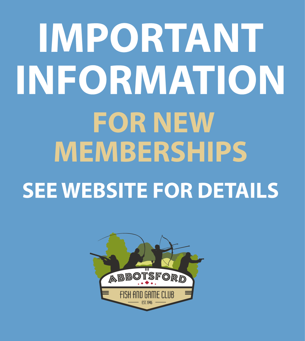 2024 New Memberships - Abbotsford Fish and Game Club